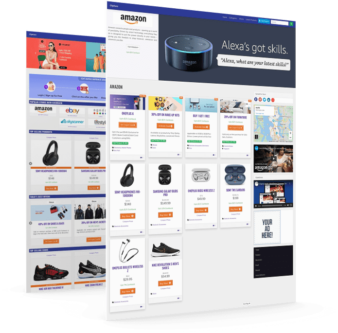 Demo Websites | ClipMyDeals