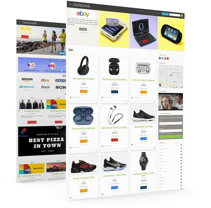 Demo Websites | ClipMyDeals