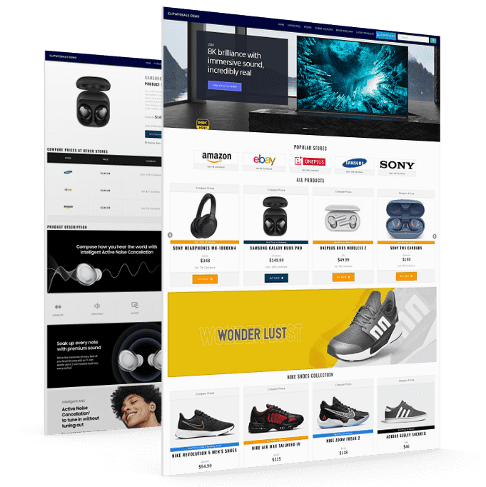 Demo Websites | ClipMyDeals